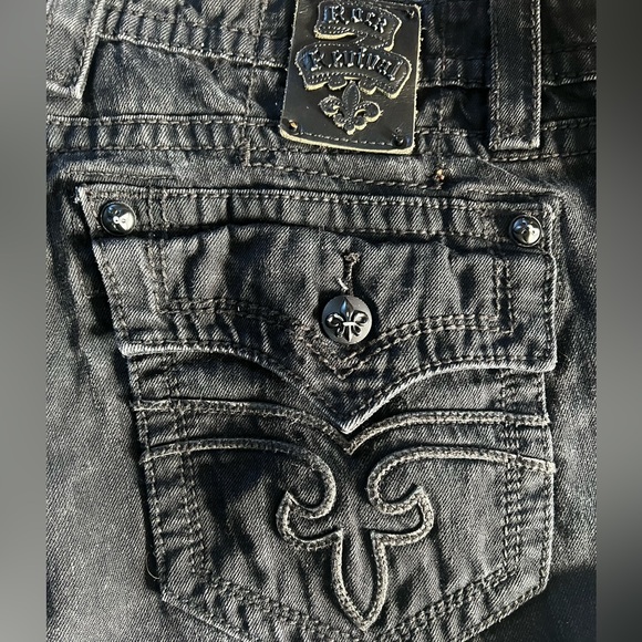 Rock Revival | Jeans | Mens Black Rock Revival Straight Jeans | Poshmark